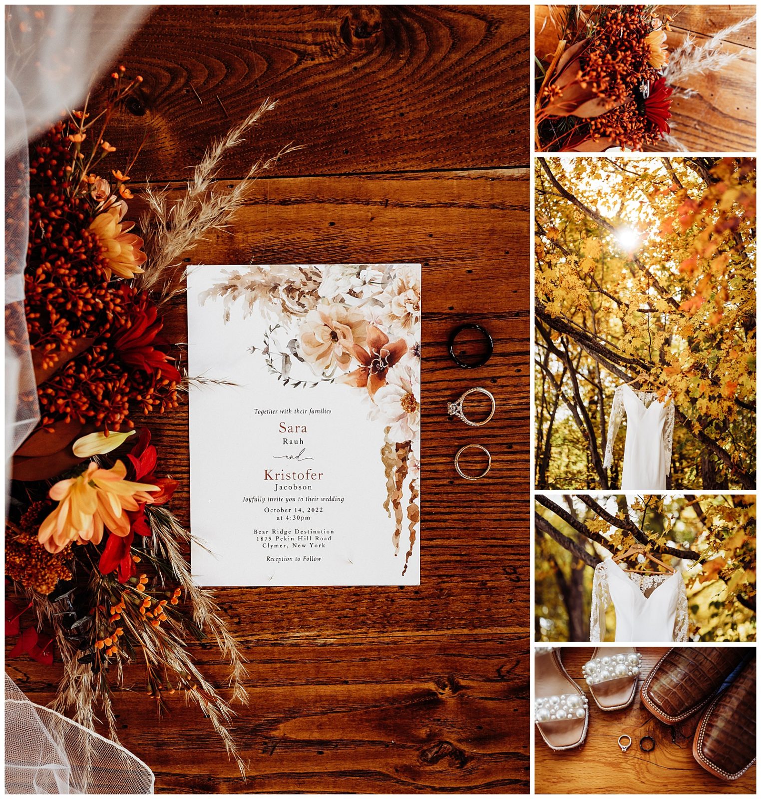 Sara and Kris | Bear Ridge Destination| NY | Rowen + Eden Photography